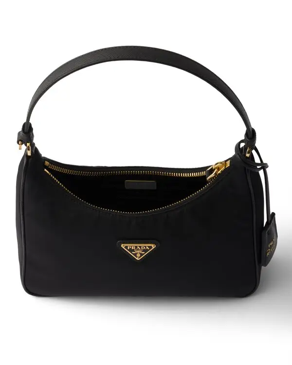 Prada Re-edition 2005 Re-nylon And Saffiano Mini Bag - Black