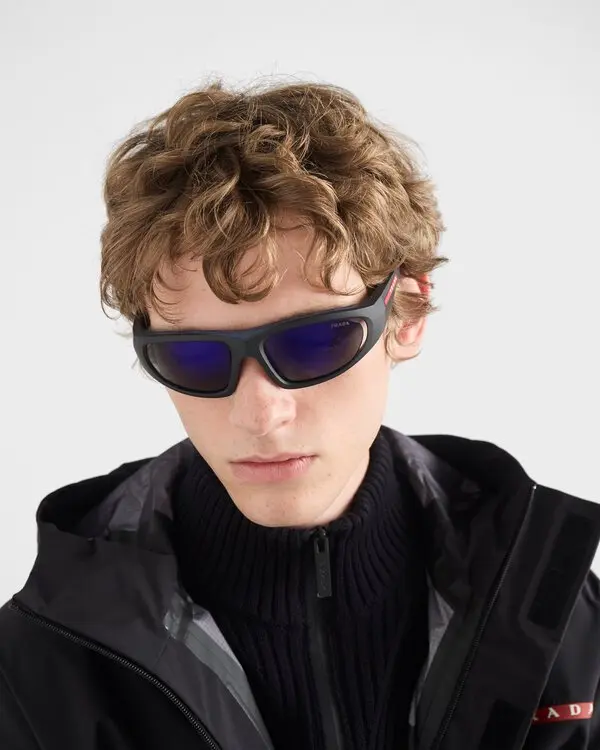 Prada Linea Rossa Active Sunglasses - Blue Lenses/purple