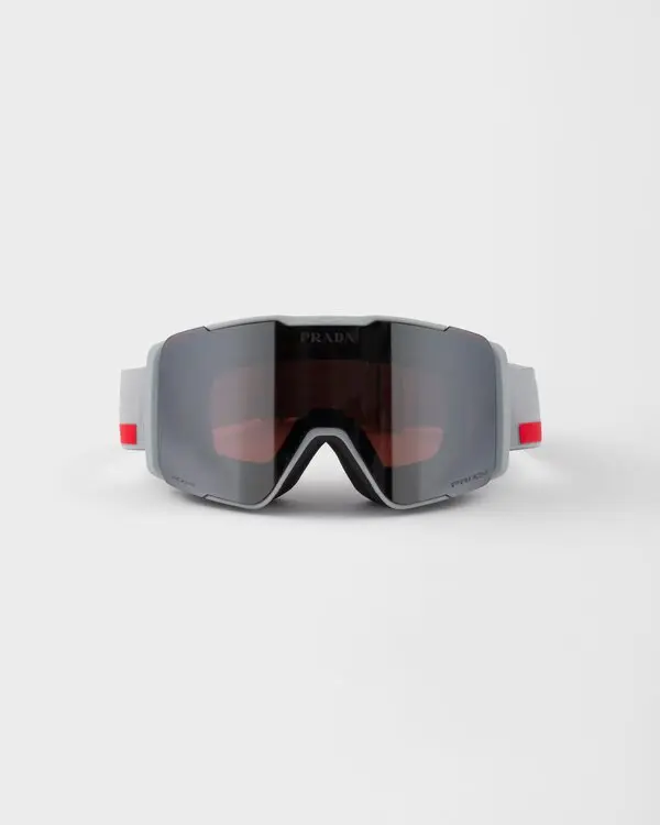 Prada Linea Rossa Oakley Snow Goggle - Black/iced Lenses