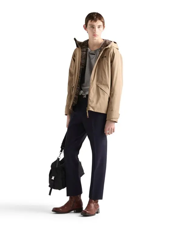 Prada Technical Fabric Jacket - Neutral
