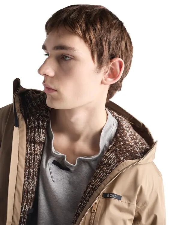 Prada Technical Fabric Jacket - Neutral