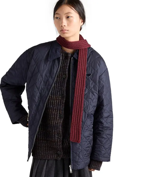 Prada Wool Scarf - Red