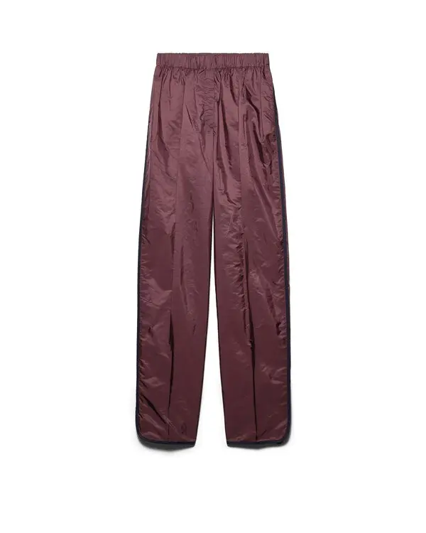 Prada Re-nylon Straight Fit Pants - Red