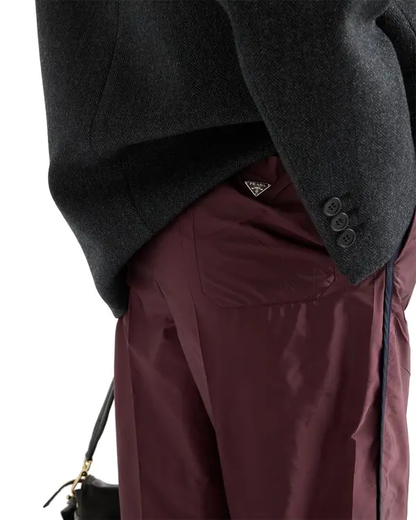Prada Re-nylon Straight Fit Pants