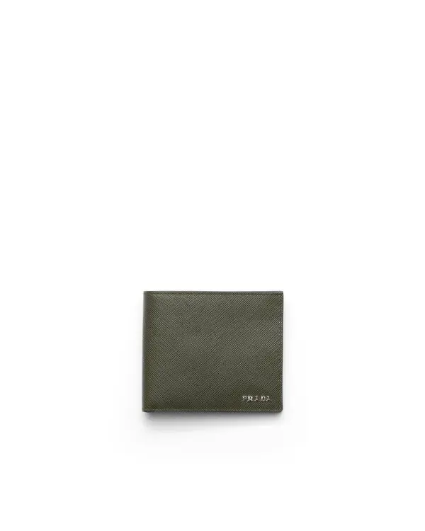 Prada Saffiano Leather Wallet - Green