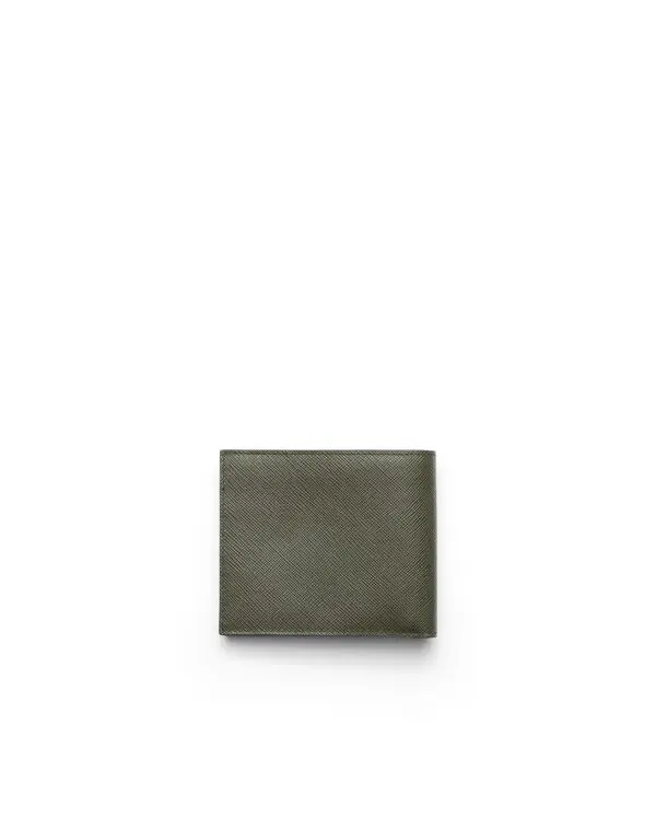 Prada Saffiano Leather Wallet - Green