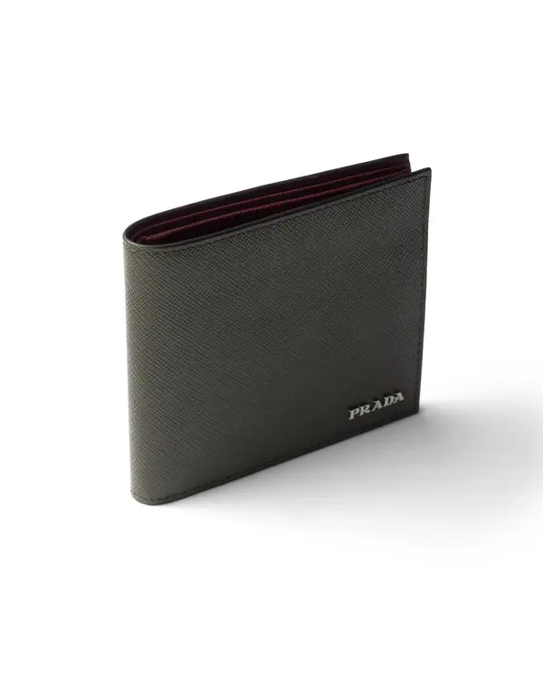 Prada Saffiano Leather Wallet - Green