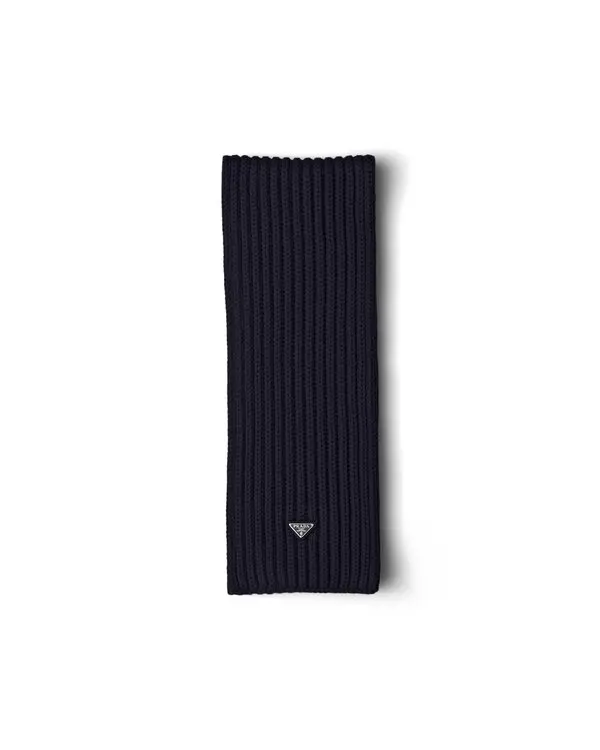 Prada Wool Scarf - Blue