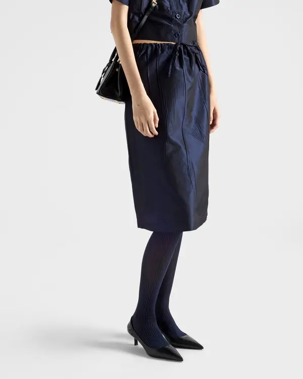 Prada Taffeta Midi-skirt