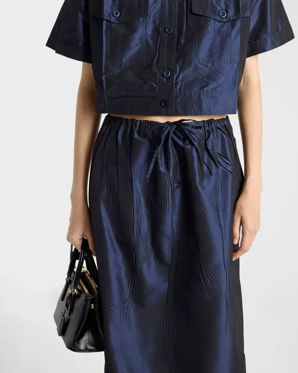 Prada Taffeta Midi-skirt