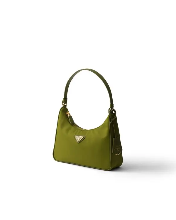 Prada Re-edition 2005 Re-nylon And Saffiano Mini Bag - Green