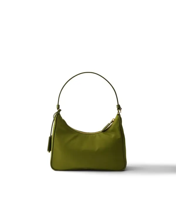 Prada Re-edition 2005 Re-nylon And Saffiano Mini Bag - Green