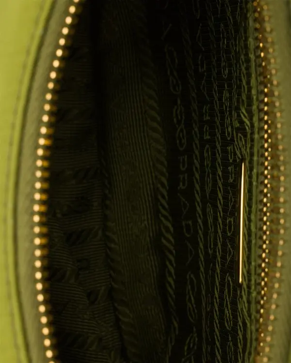 Prada Re-edition 2005 Re-nylon And Saffiano Mini Bag - Green