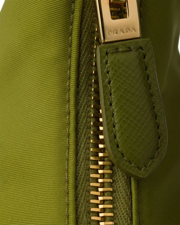 Prada Re-edition 2005 Re-nylon And Saffiano Mini Bag - Green