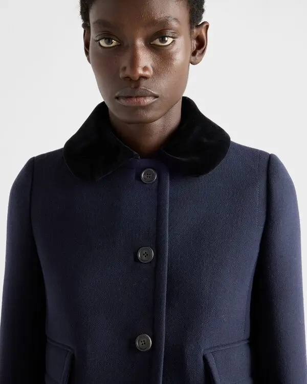 Prada Single-breasted Natté Fabric Jacket