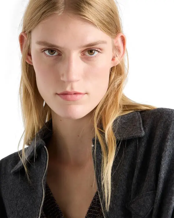 Prada Wool And Cashmere Blouson Jacket