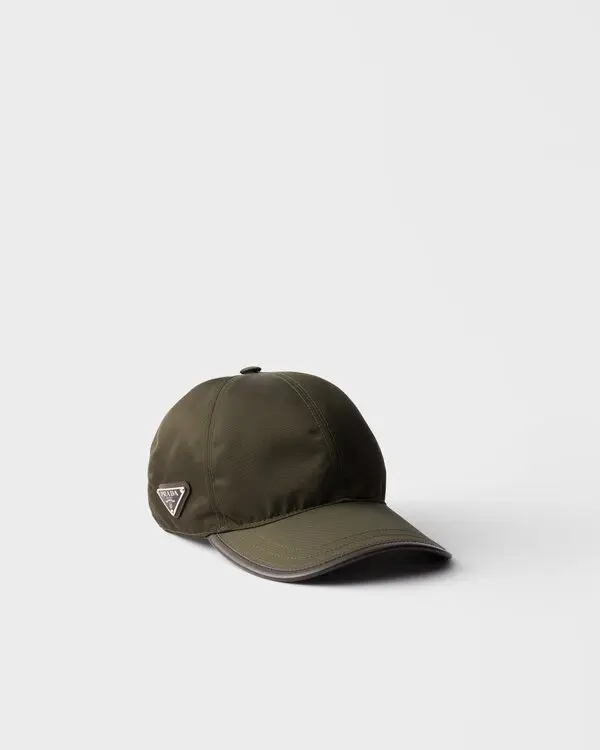 Prada Re-nylon Baseball Cap - Camouflage Green