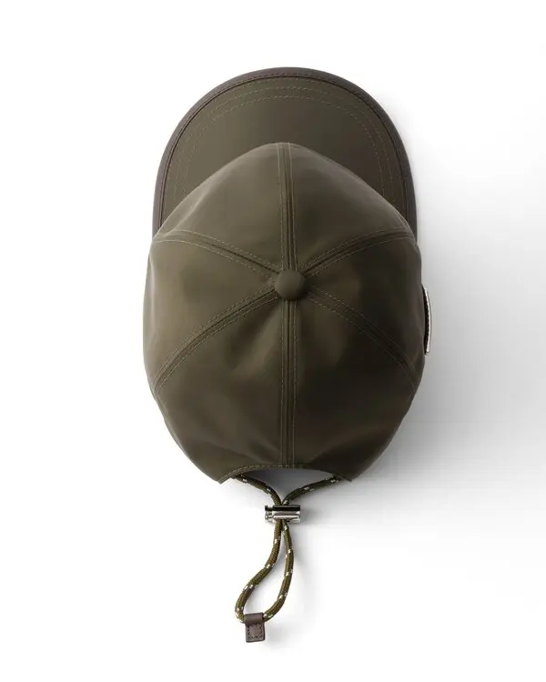 Prada Re-nylon Baseball Cap - Green