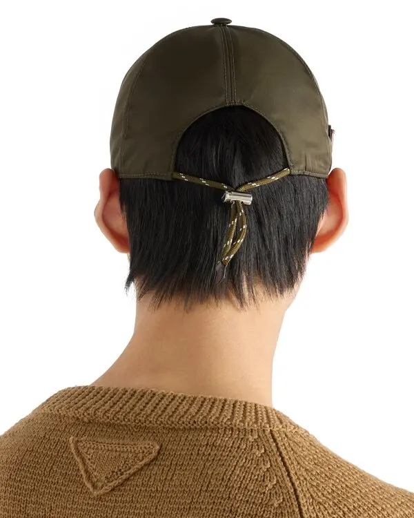 Prada Re-nylon Baseball Cap - Green