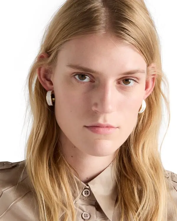 Prada Metal Earrings