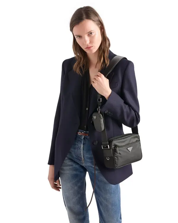 Prada Re-nylon Shoulder Bag - Grey