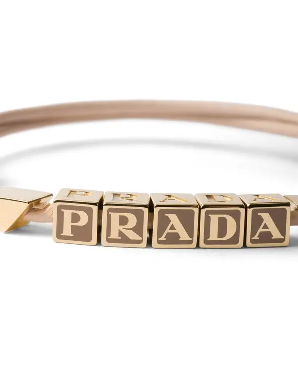 Prada Nappa Leather Bracelet - Pink