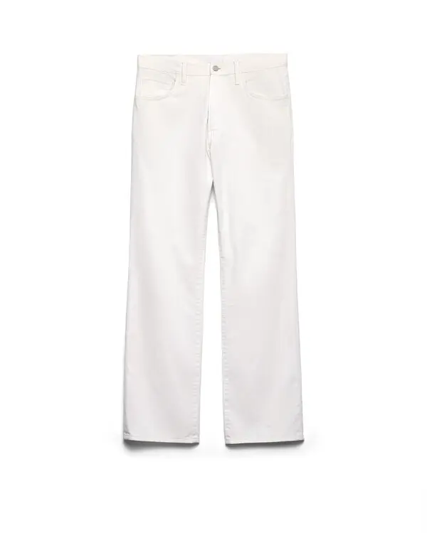 Prada Five-pocket Piqué Pants - White