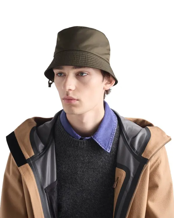 Prada Re-nylon Bucket Hat - Green