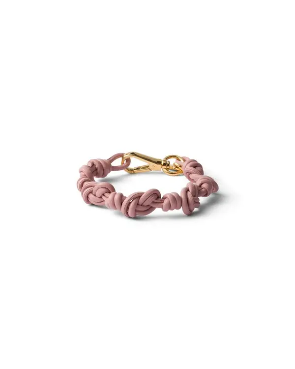 Prada Nappa Leather Bracelet - Pink