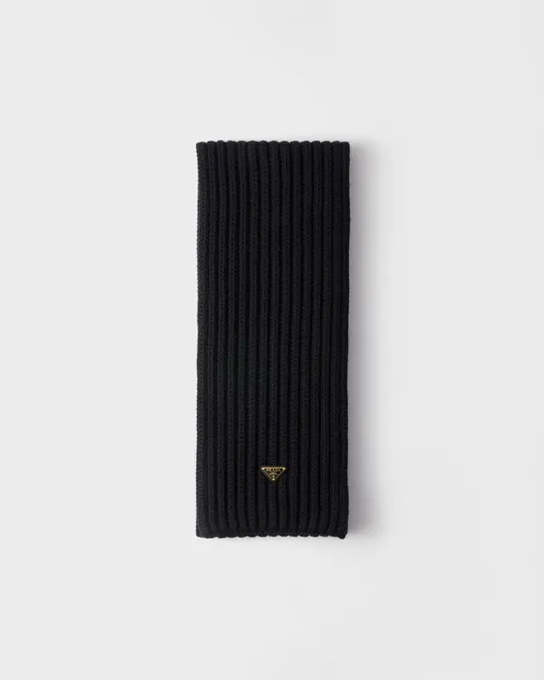 Prada Wool Scarf - Black