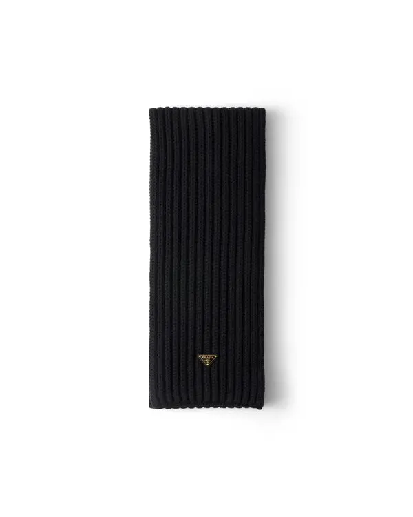 Prada Wool Scarf - Black