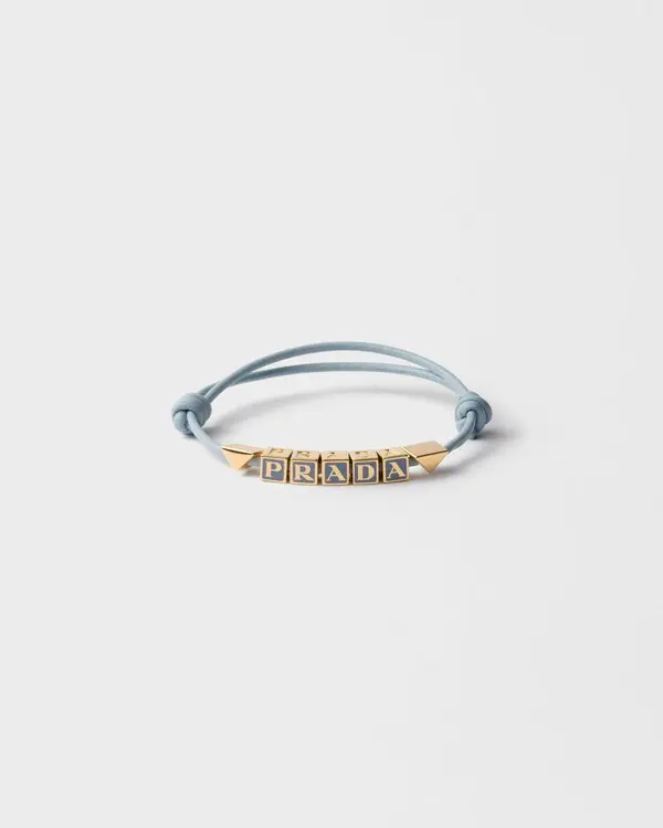 Prada Nappa Leather Bracelet - Astral Blue