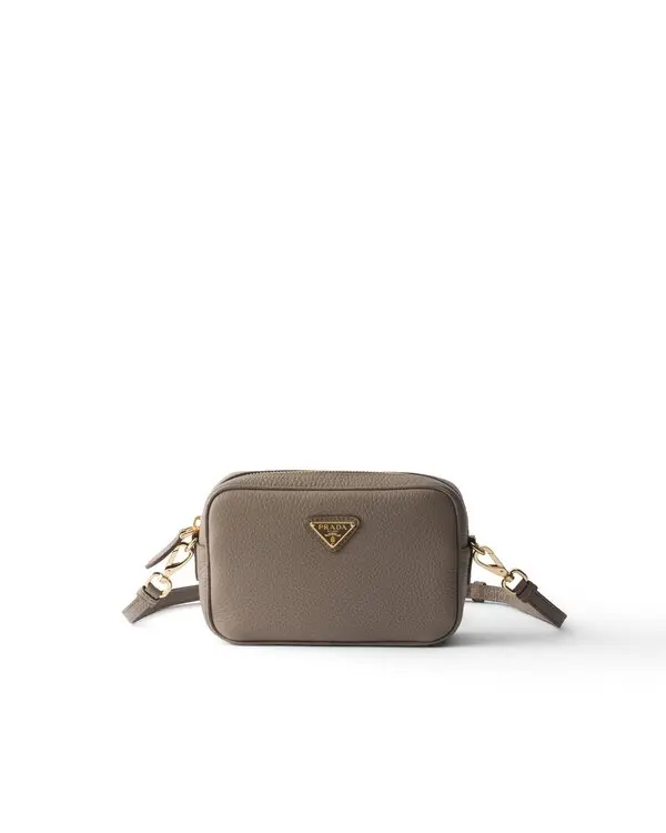 Prada Leather Mini-bag - Grey