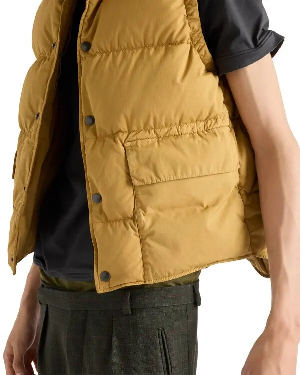 Prada Cotton Down Vest - Neutral