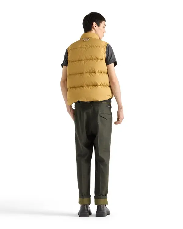 Prada Cotton Down Vest - Neutral