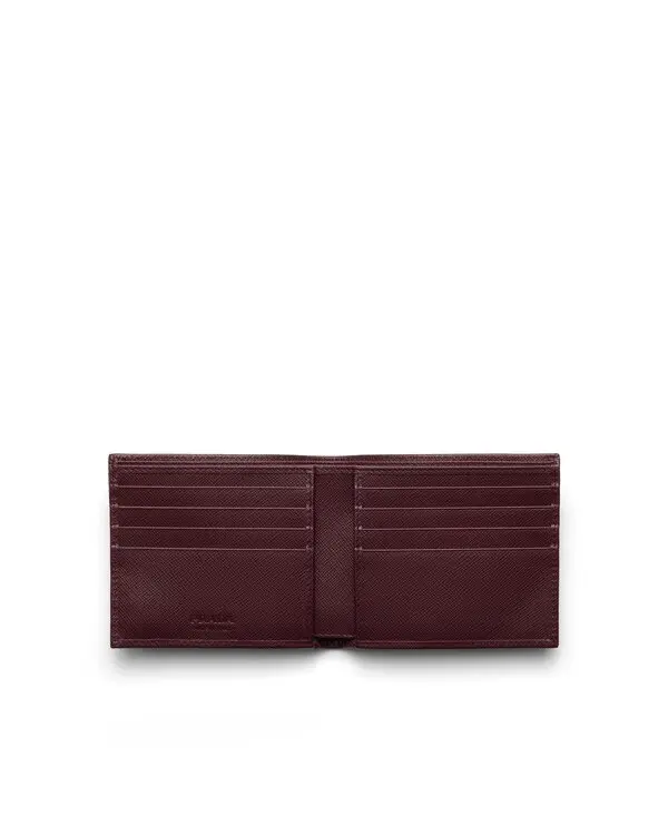 Prada Saffiano Leather Wallet - Red
