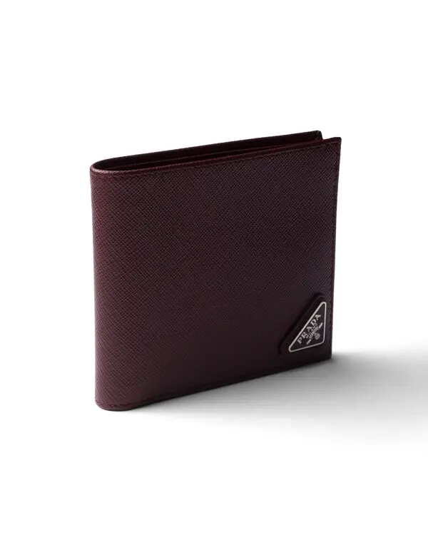 Prada Saffiano Leather Wallet - Red