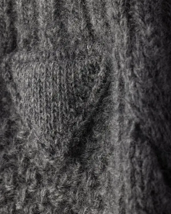 Prada Wool And Cashmere Socks - Grey