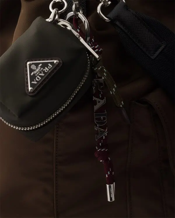 Prada Speedrock Re-nylon Keychain Charm