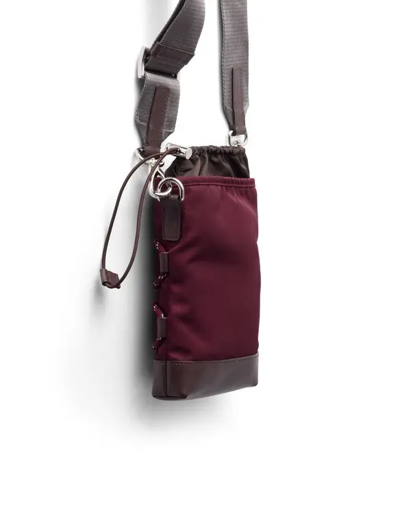 Prada Re-nylon And Leather Smartphone Case - Red