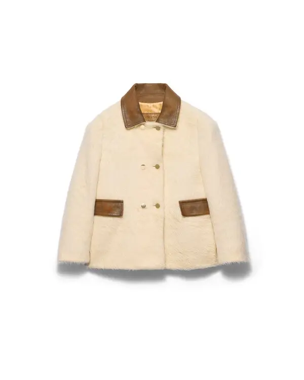Prada Double-breasted Aspen Jacket - Neutral