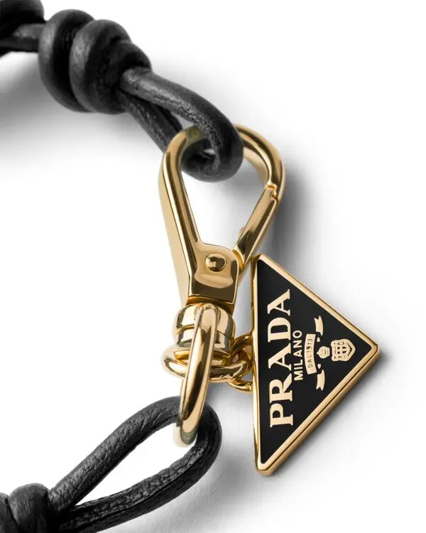 Prada Nappa Leather Bracelet