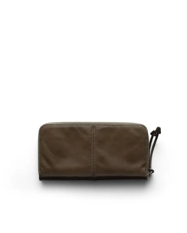 Prada Leather Wallet - Green