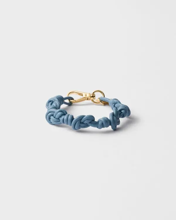 Prada Nappa Leather Bracelet - Astral Blue