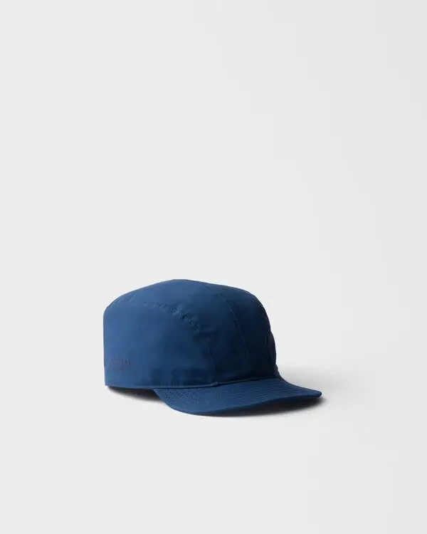 Prada Cotton Baseball Cap - Indigo Blue