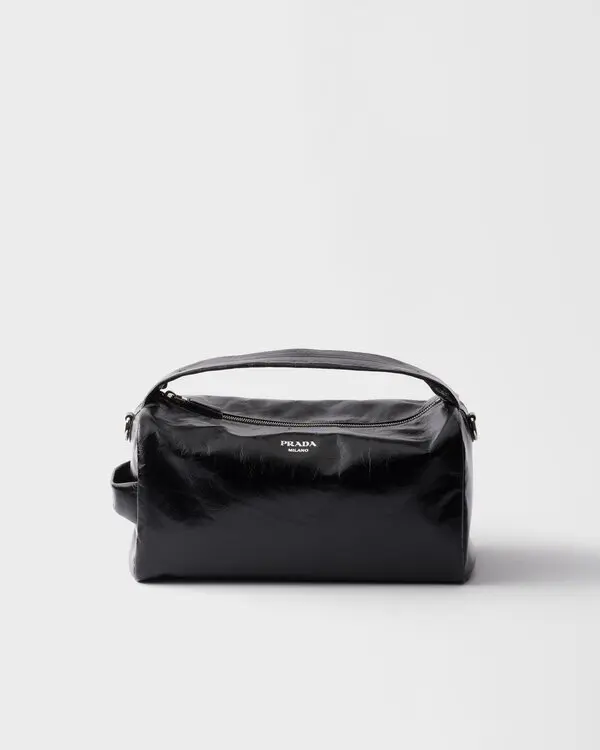 Prada Leather Shoulder Bag - Black