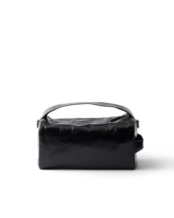 Prada Leather Shoulder Bag - Black