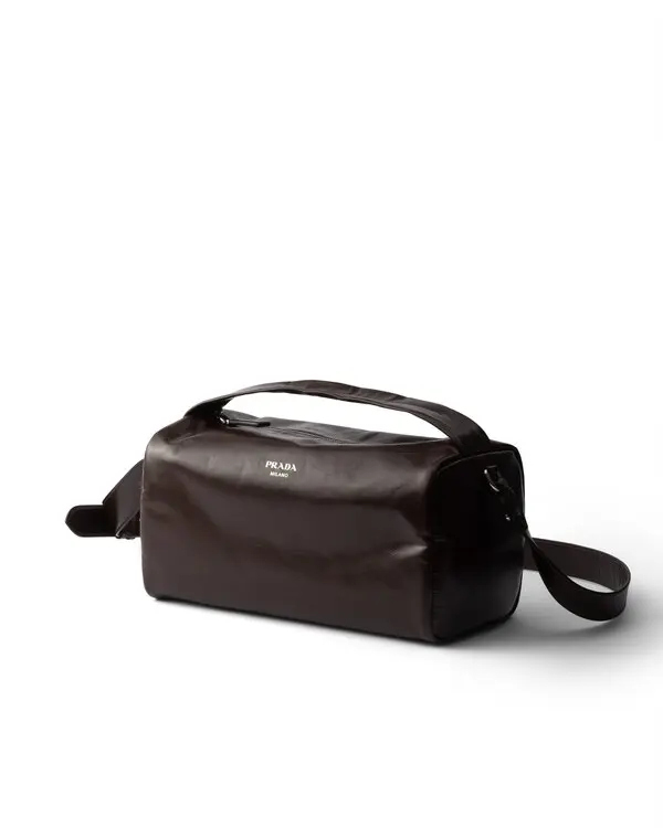 Prada Leather Shoulder Bag - Brown