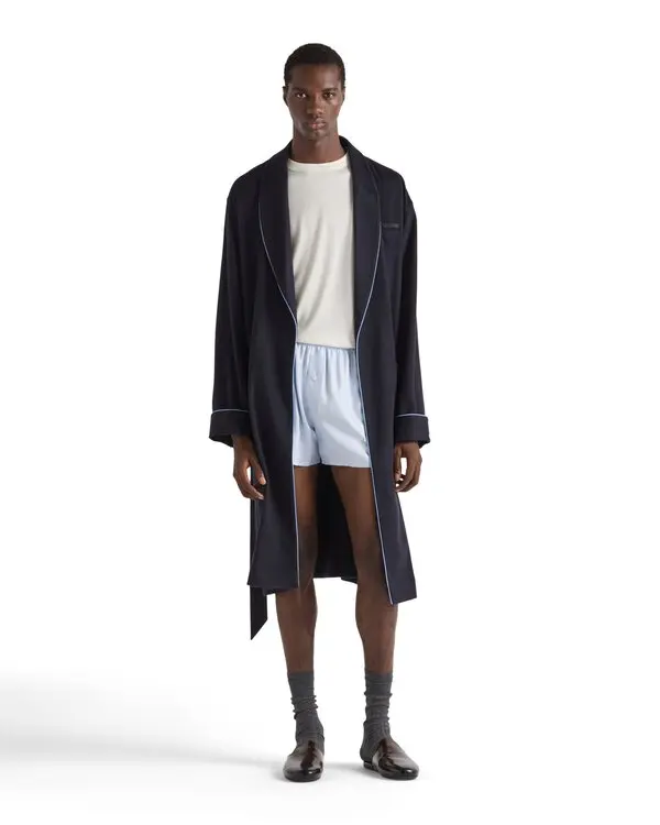 Prada Cashmere Robe - Blue