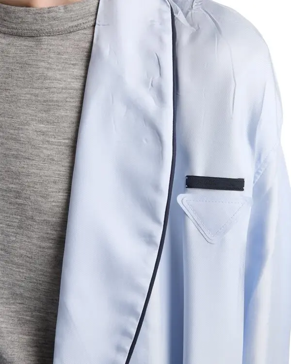 Prada Ilk Robe - Light Blue
